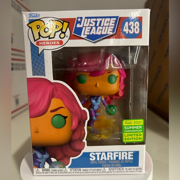 Funko | Toys | Starfire 438 Summer Convention 222 Shared Sticker | Poshmark